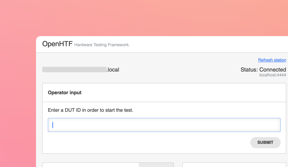 Operator UI - OpenHTF Documentation
