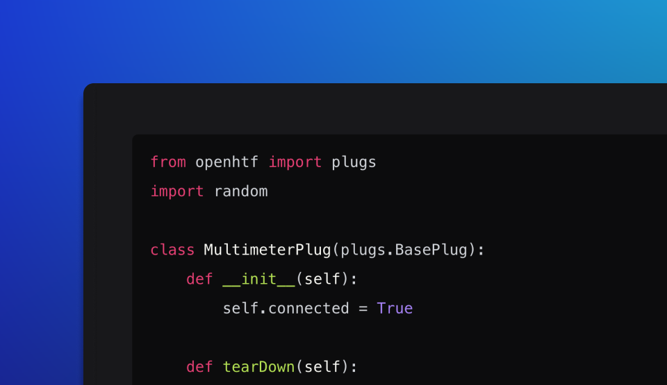 Plugs - OpenHTF Documentation